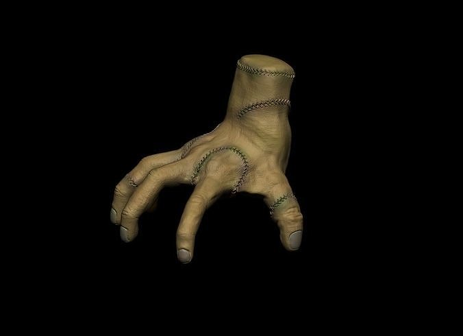 THING WEDNESDAY ADAMS FAMILY 3D model 3D printable | CGTrader