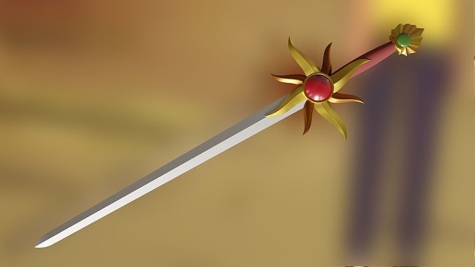 Rick And Morty cword Knights of The Sun 3D model 3D printable | CGTrader