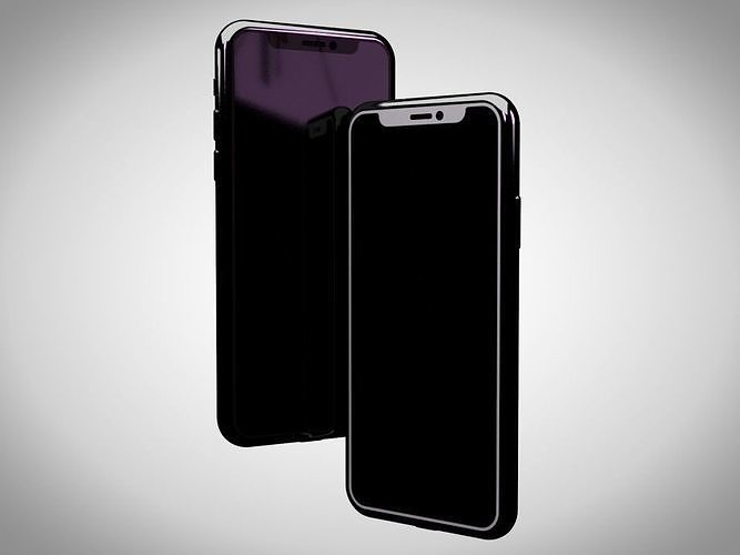 iphone x high detail 3D model | CGTrader