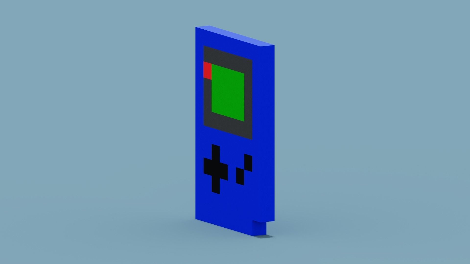 3D model Blue Gameboy VR / AR / low-poly | CGTrader