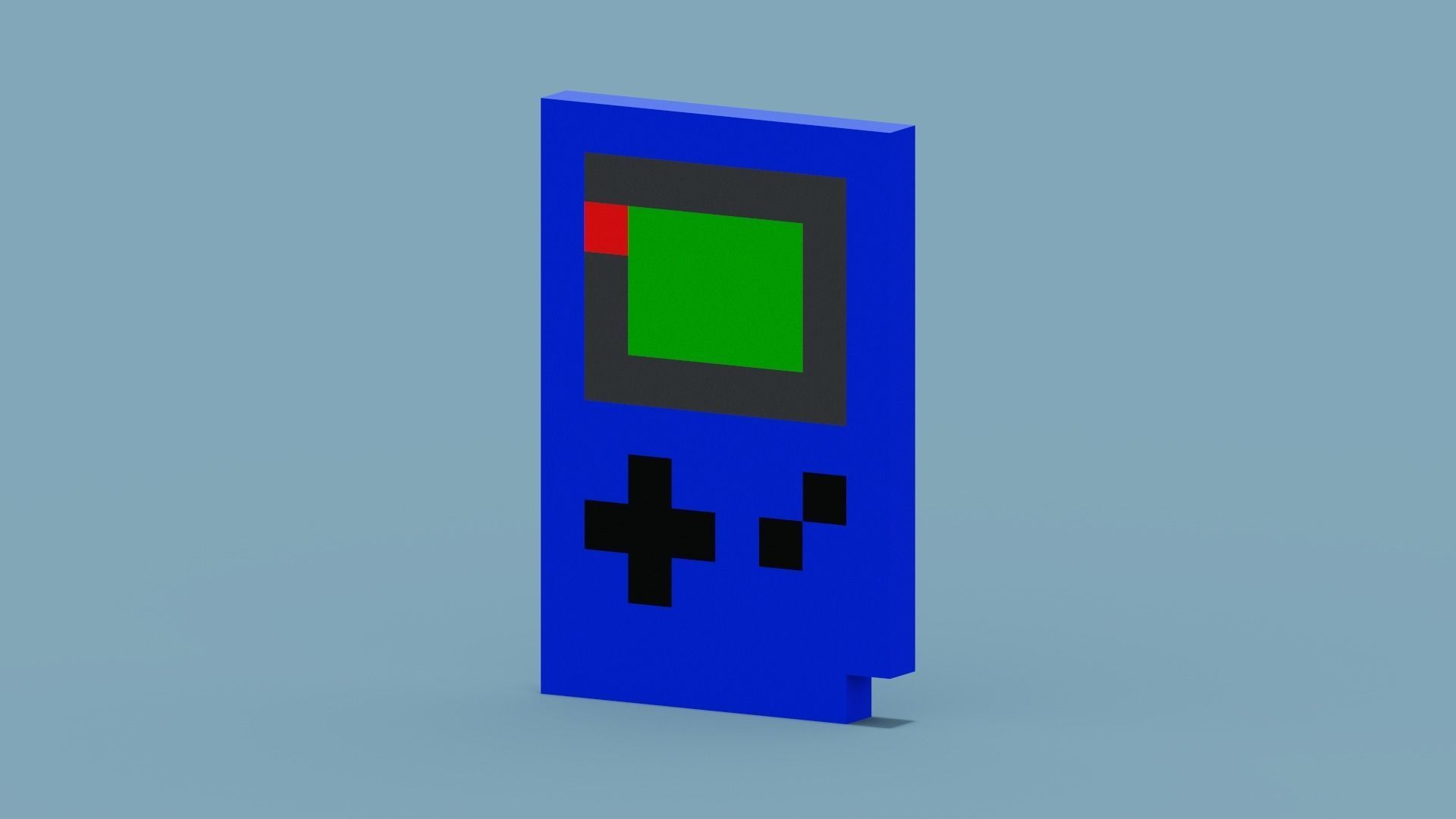 3D model Blue Gameboy VR / AR / low-poly | CGTrader