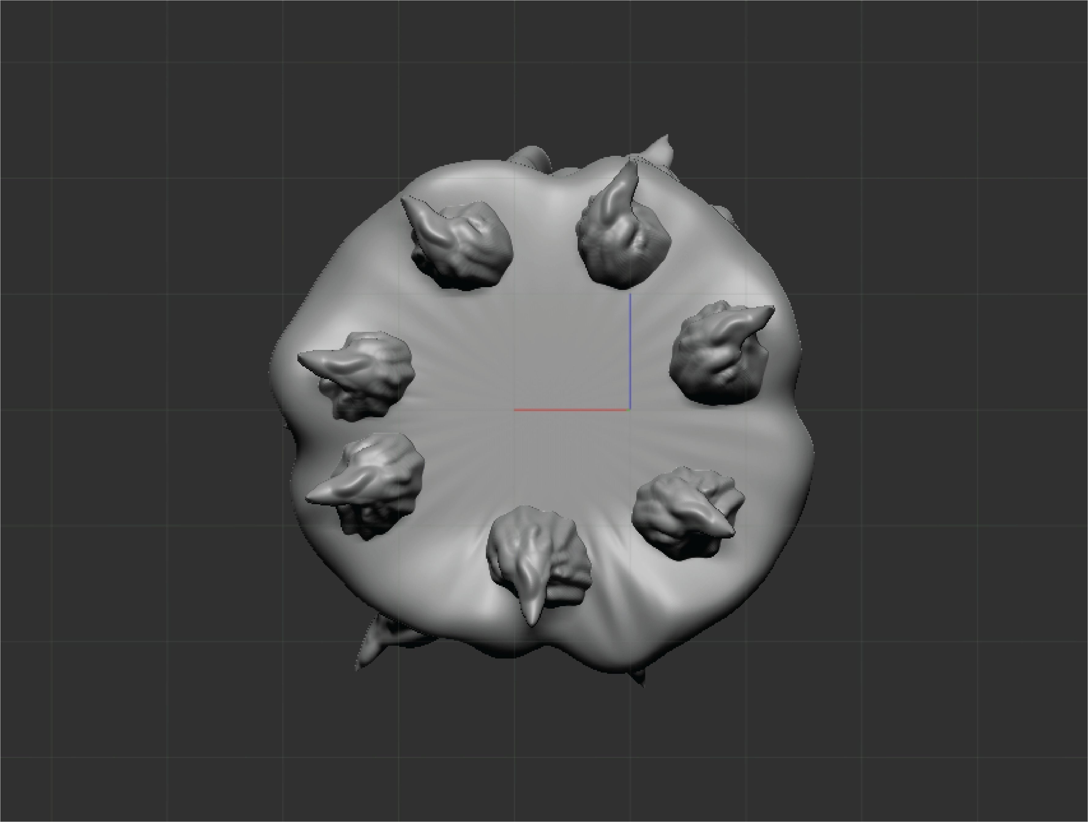 Totem Demon 3D model 3D printable | CGTrader