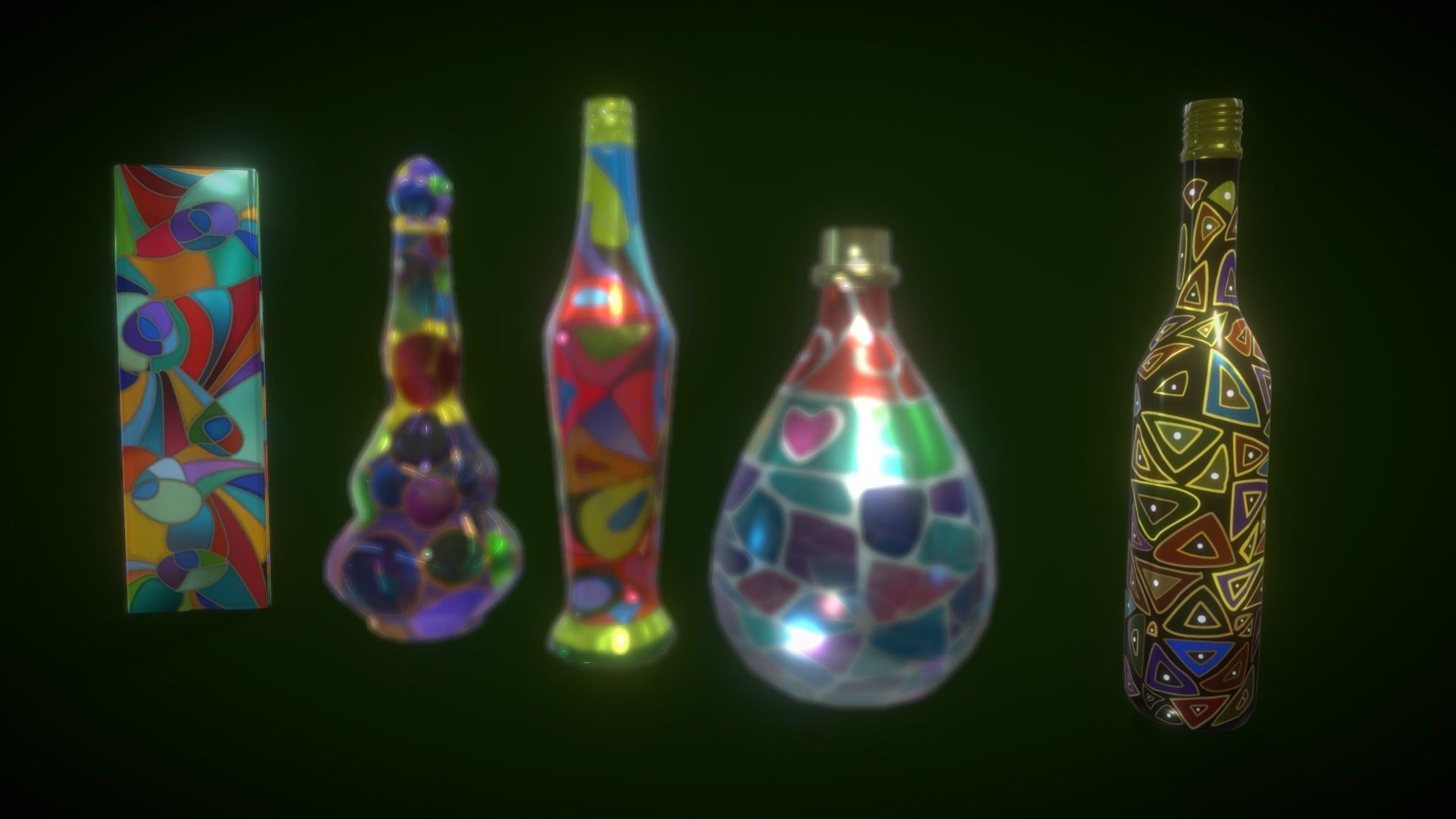 3D model Jar Art Collections VR / AR / low-poly | CGTrader