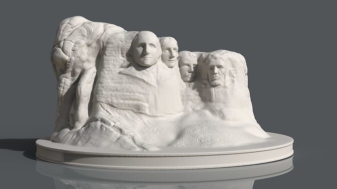 Mountain Rushmore 3D model 3D printable | CGTrader