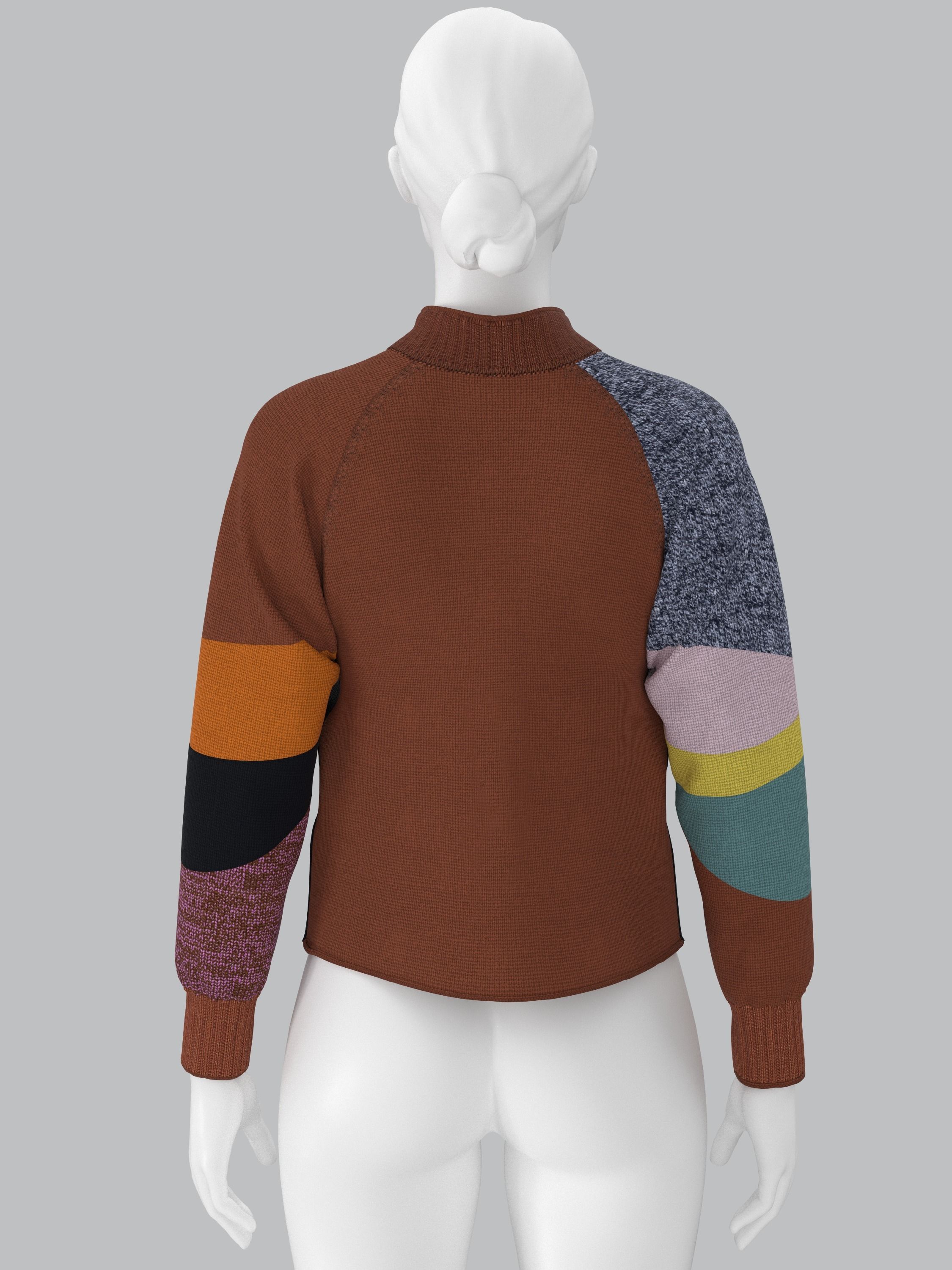 Colorful Sweater 3D model | CGTrader