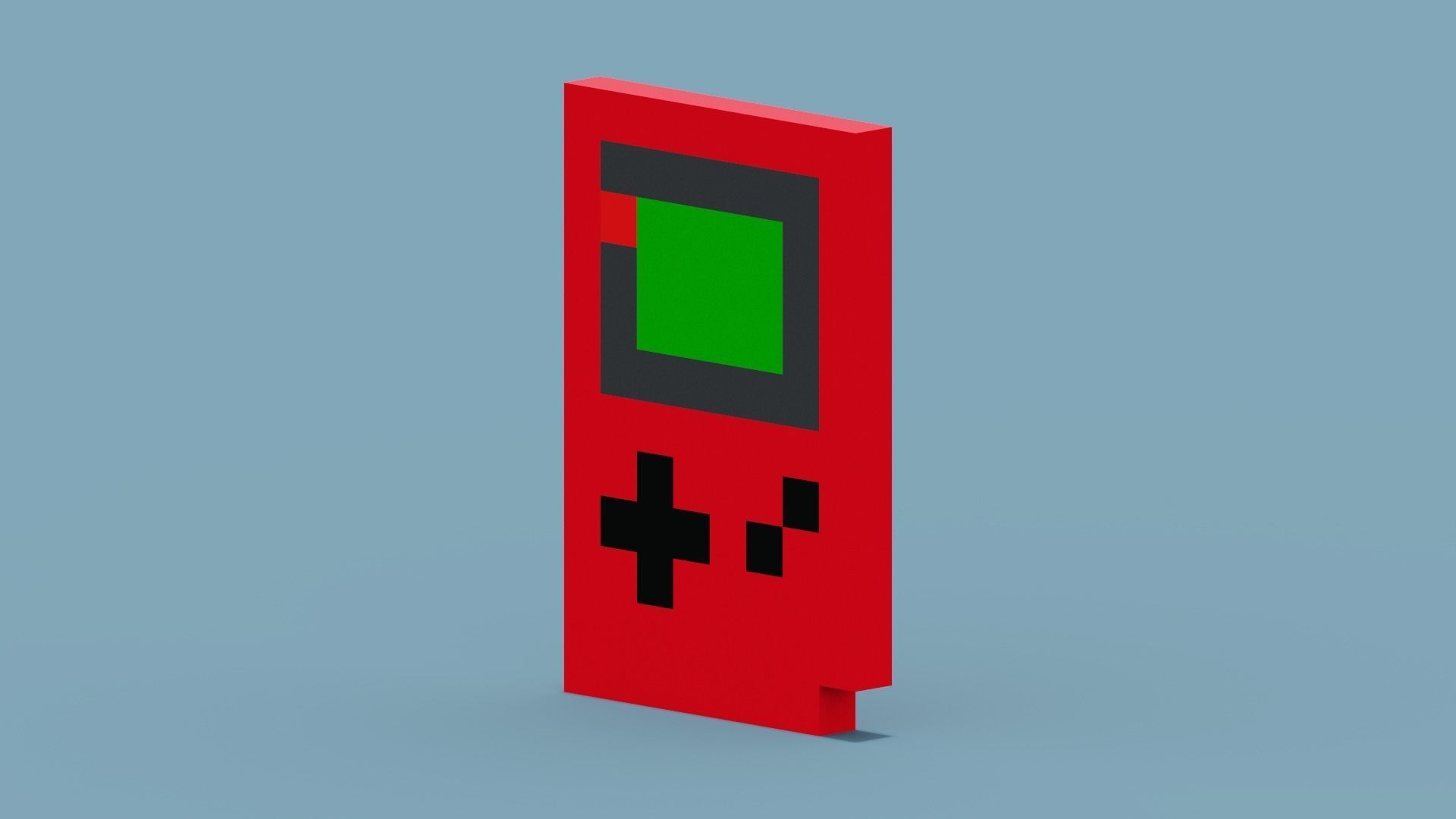 3D model Red Gameboy VR / AR / low-poly | CGTrader
