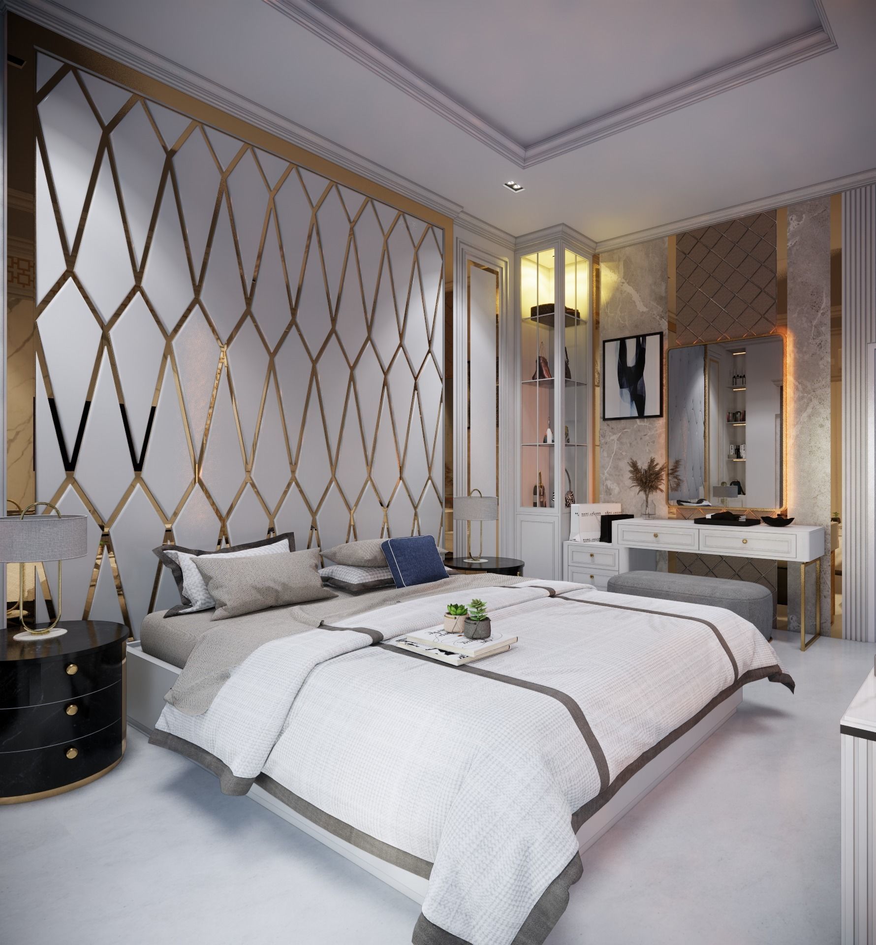 Scene Render Masterbedroom Classic File Sketchup Render Enscape 3D ...