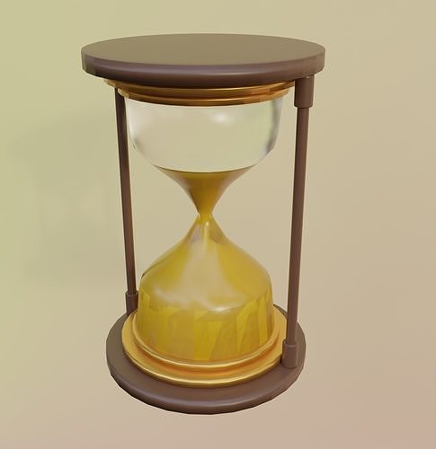 3D model Sand clock VR / AR / low-poly | CGTrader