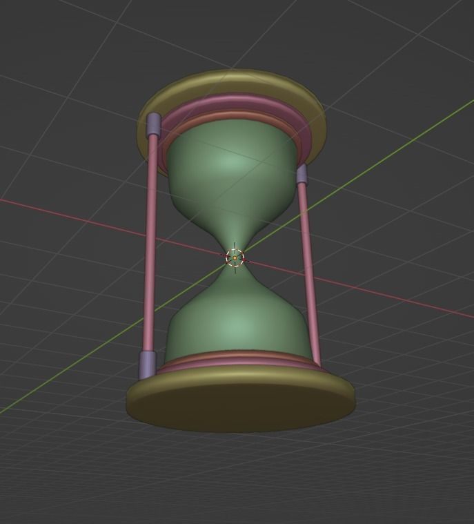 3D model Sand clock VR / AR / low-poly | CGTrader