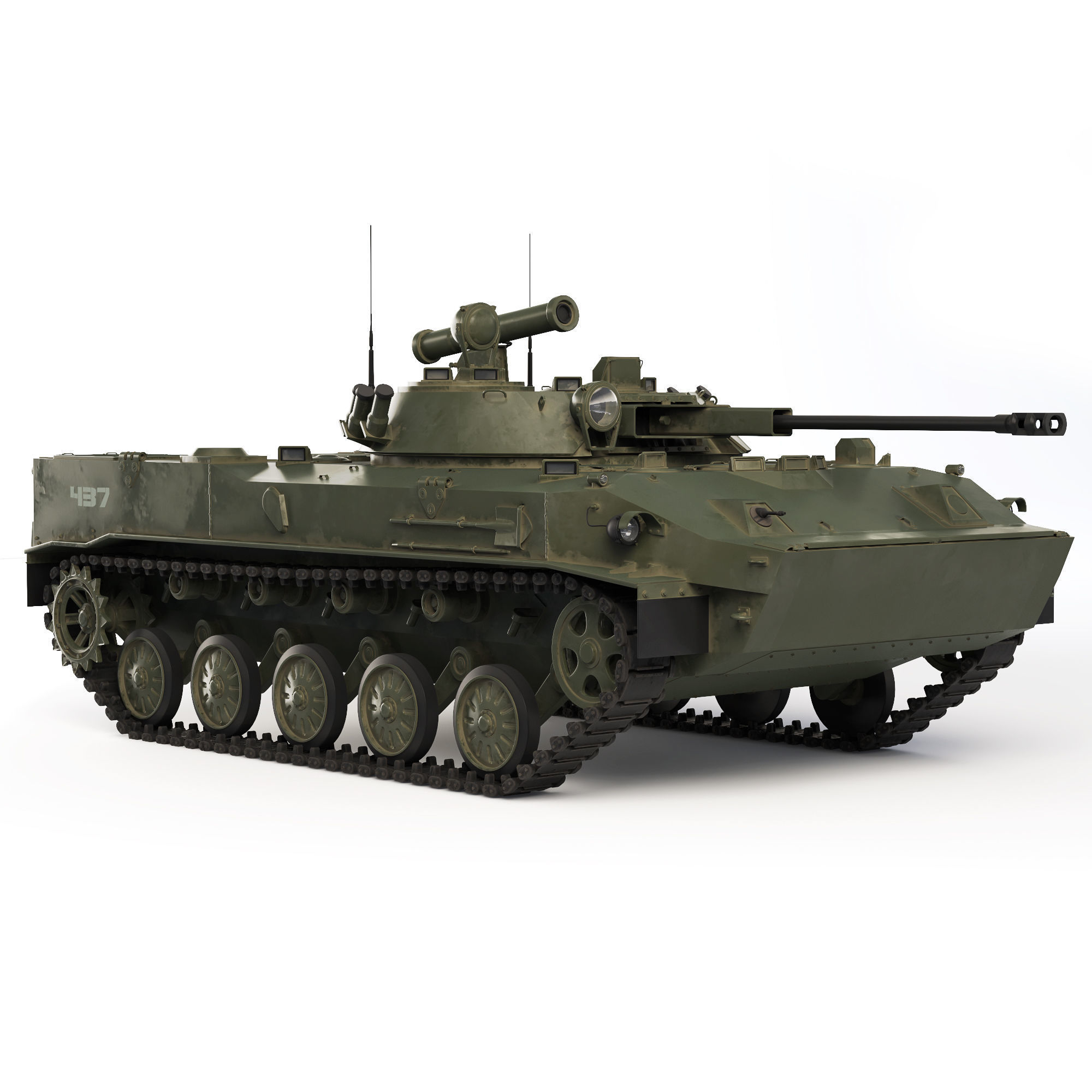 BMD-3 Bakhcha 1990 3D model | CGTrader