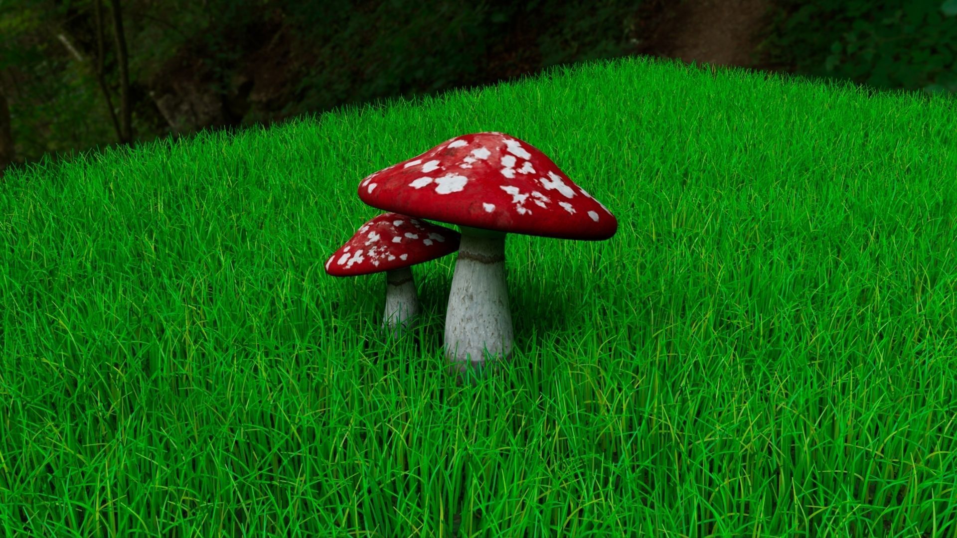 Mushroom 3d Model mushrooms free 3D model | CGTrader