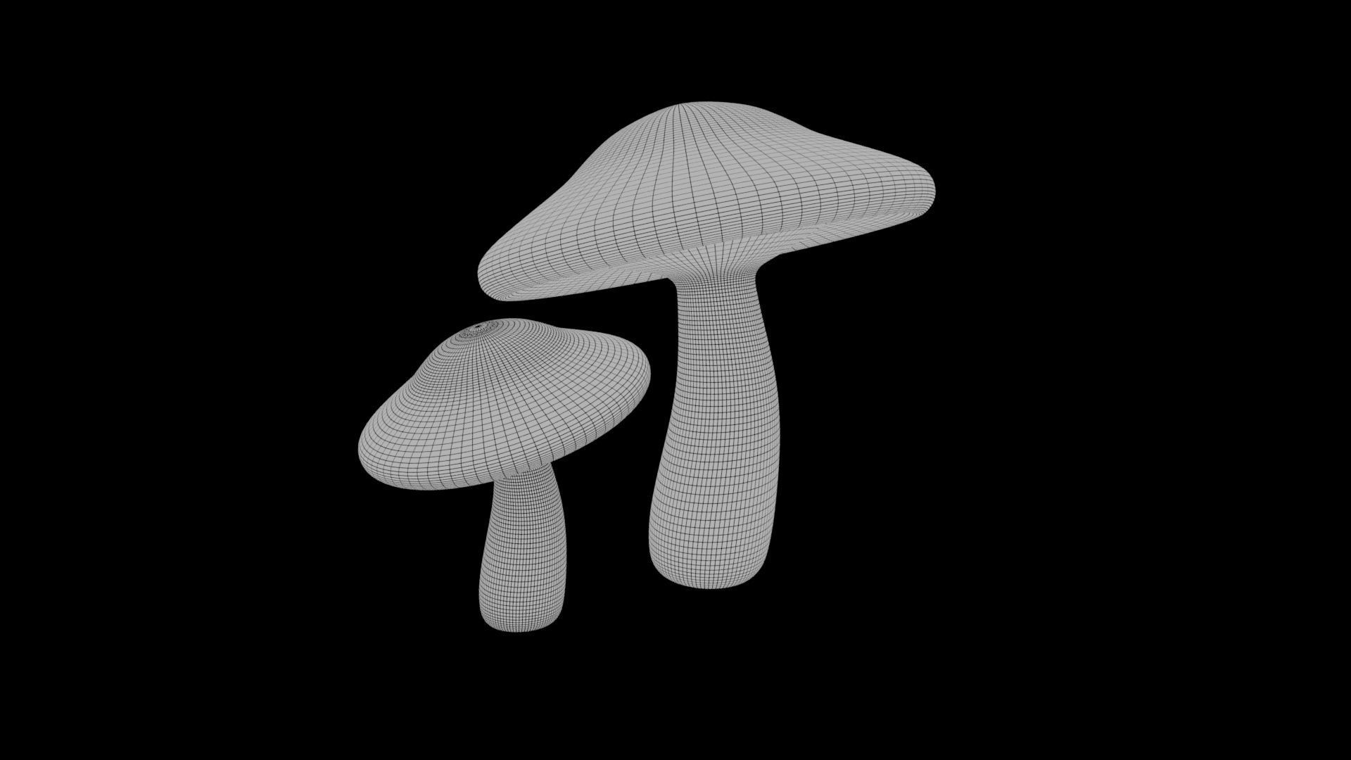 Mushroom 3d Model mushrooms free 3D model | CGTrader