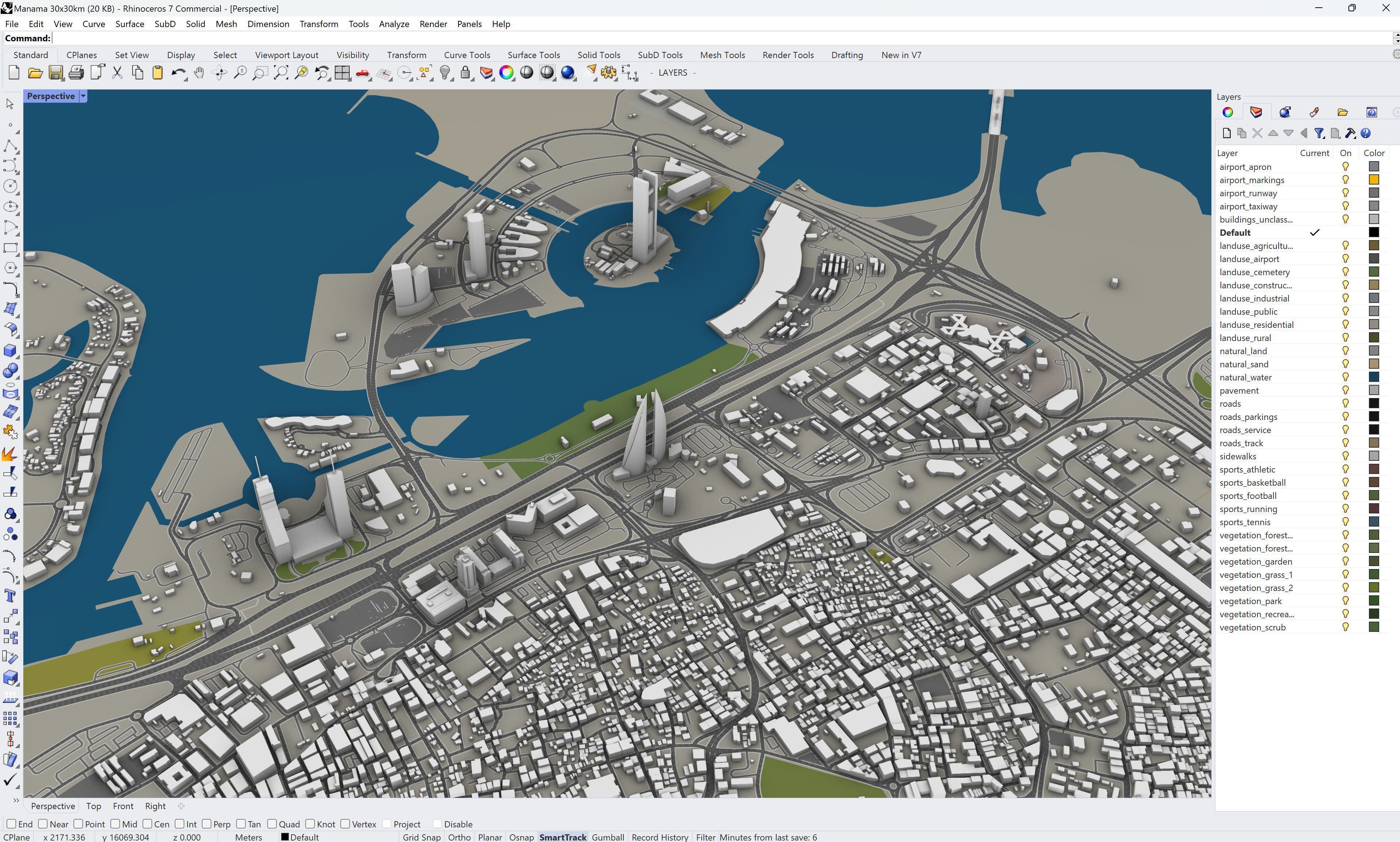 3D Model Collection Bahrain - 3D City Model VR / AR / low-poly | CGTrader