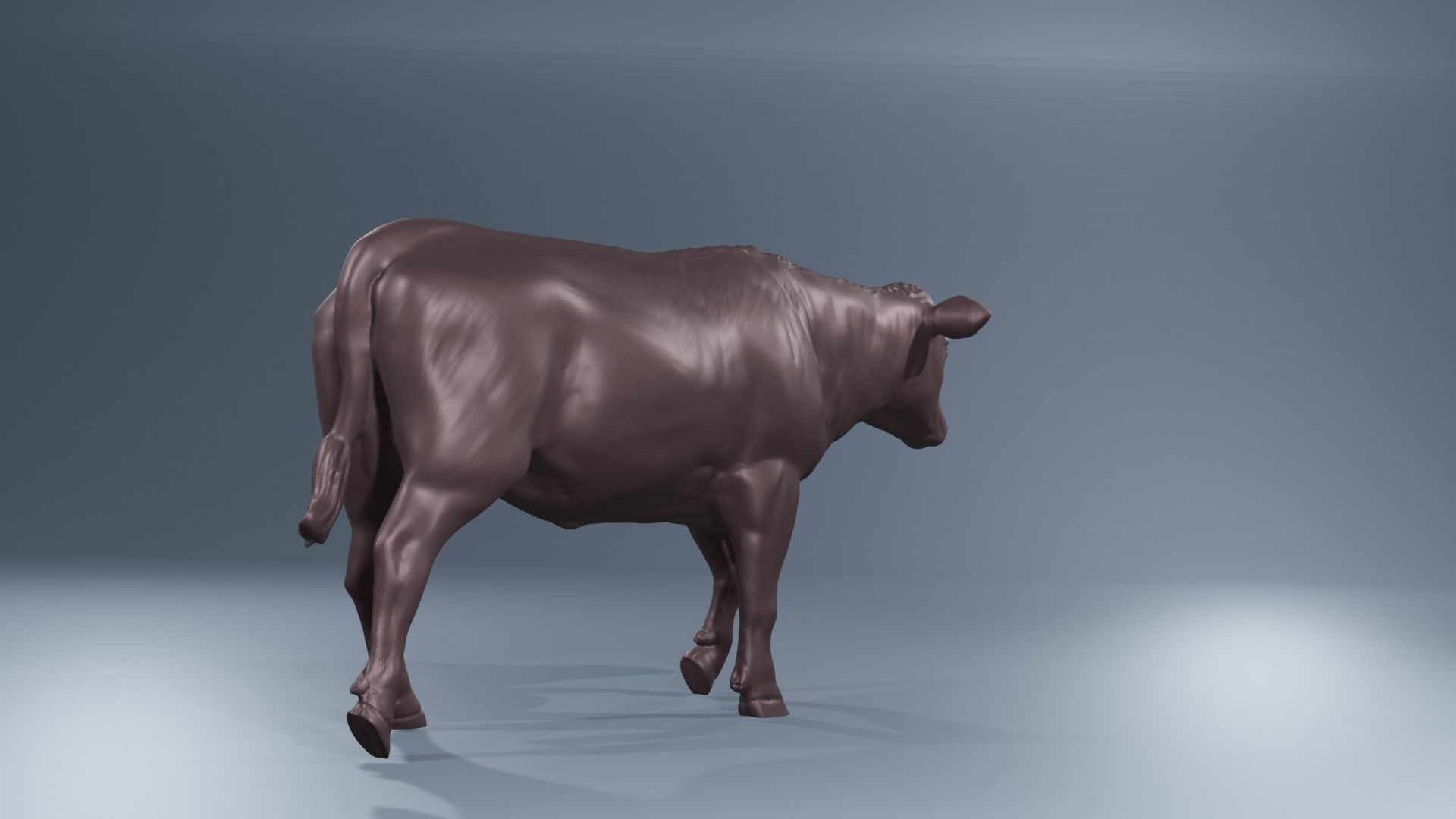 Young Heifer walking cow 3D model 3D printable | CGTrader