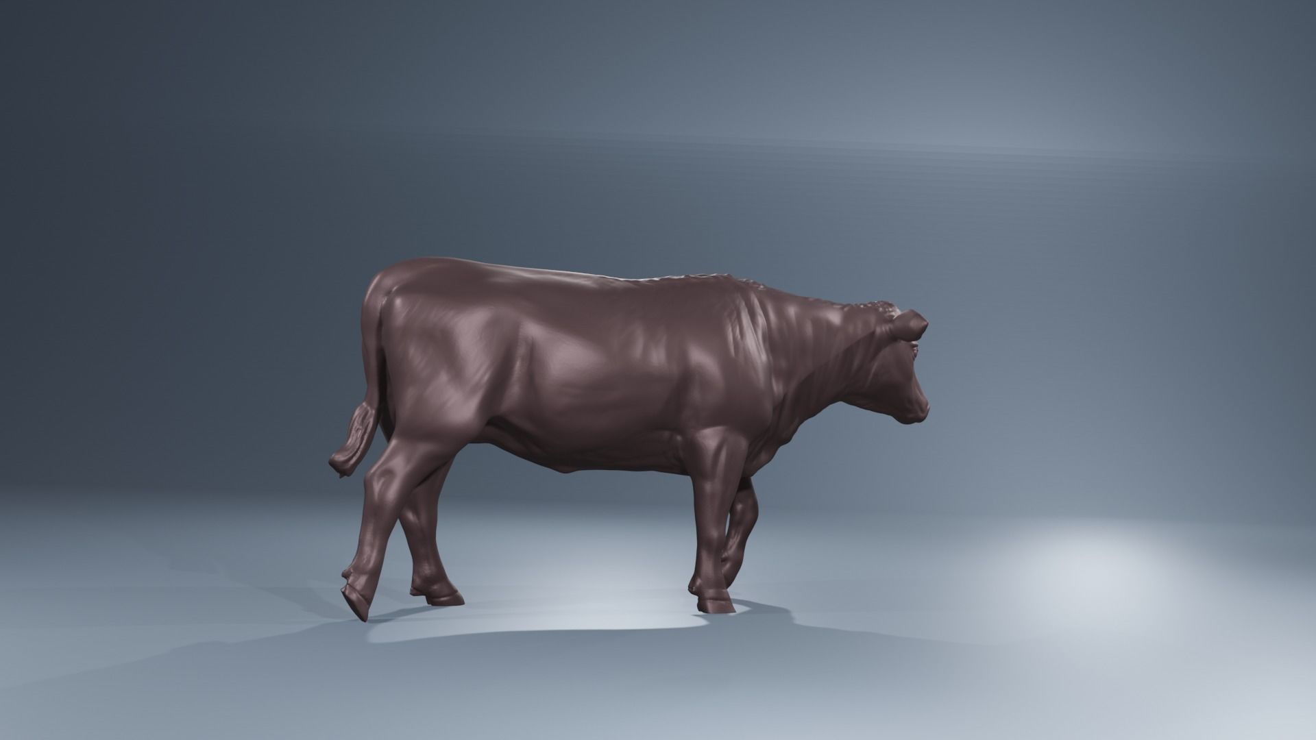 Young Heifer walking cow 3D model 3D printable | CGTrader