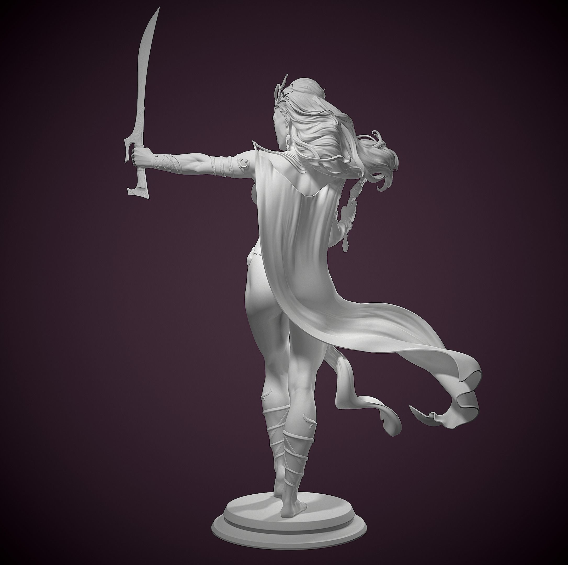 Dejah Toris with NSFW 3D model 3D printable | CGTrader