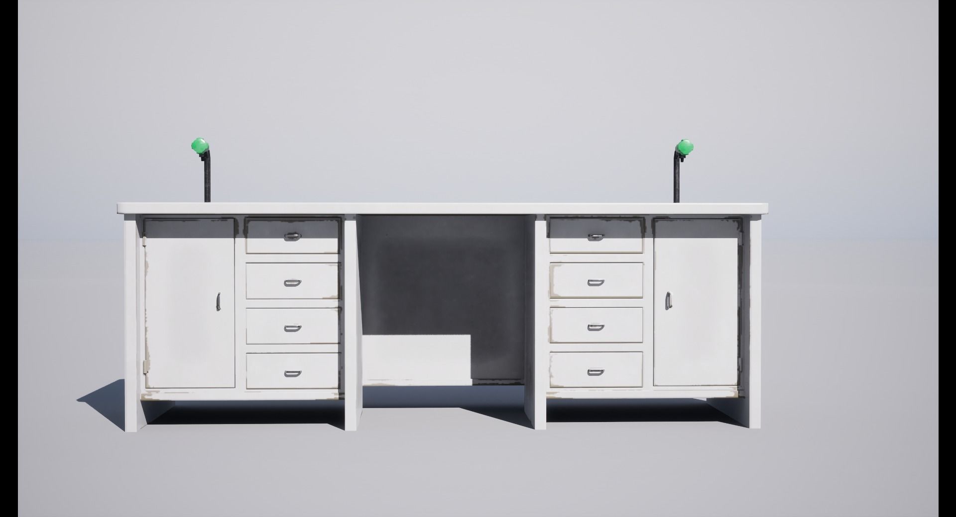 3D model Sciences Desk VR / AR / low-poly | CGTrader