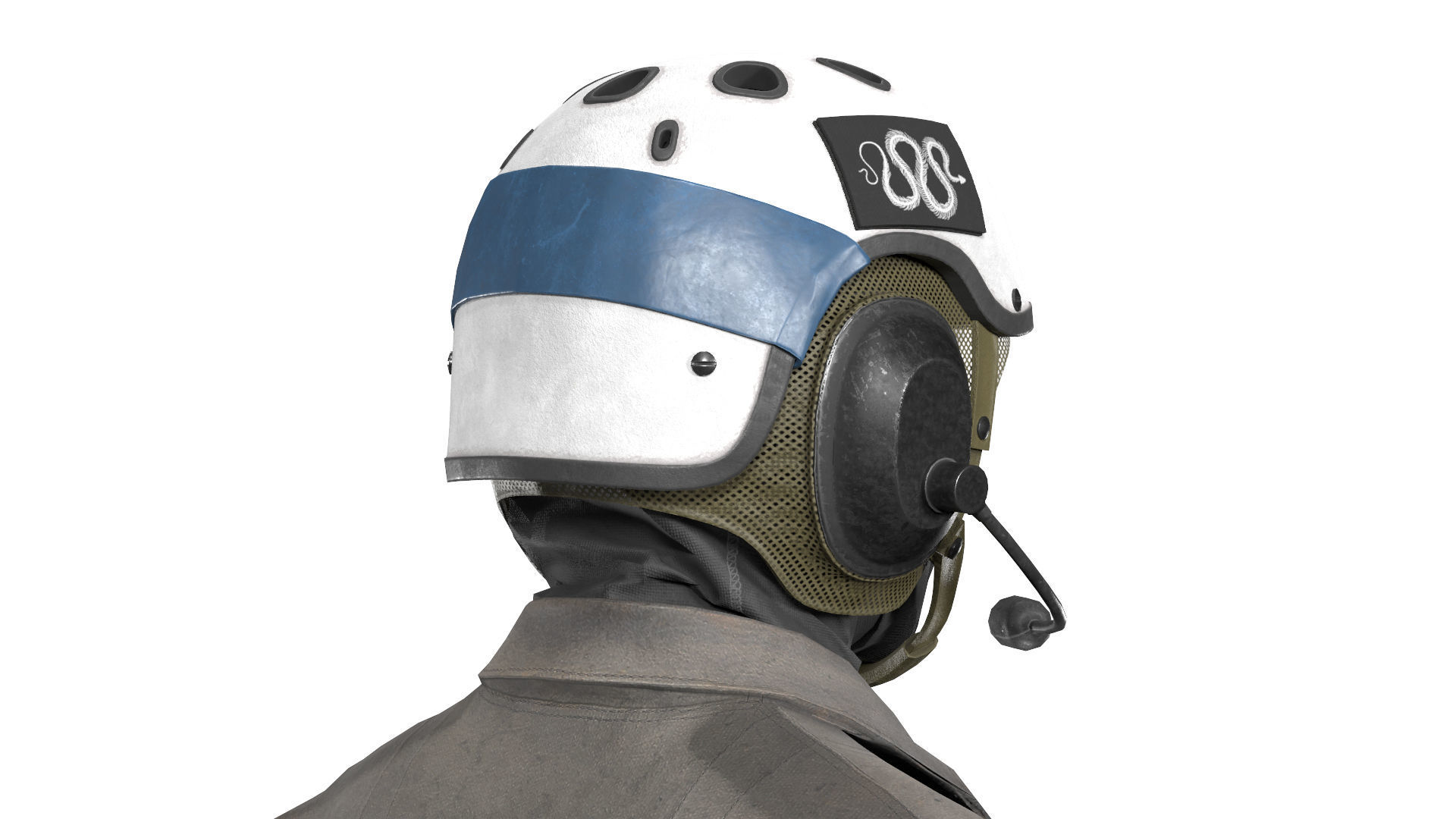 3D model SCIFI Game Ready XOF Special Forces Helmet VR / AR / low-poly ...