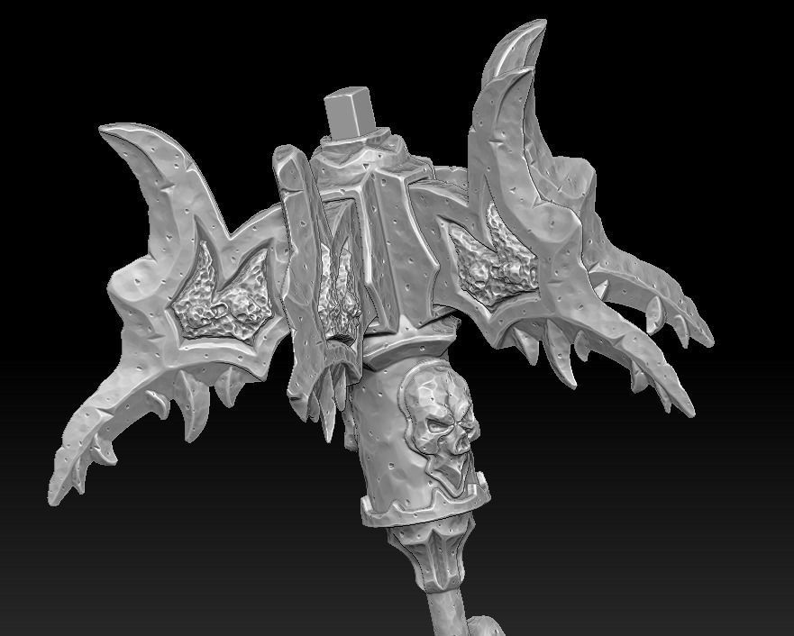 Undead mace 3d print 3D model 3D printable | CGTrader