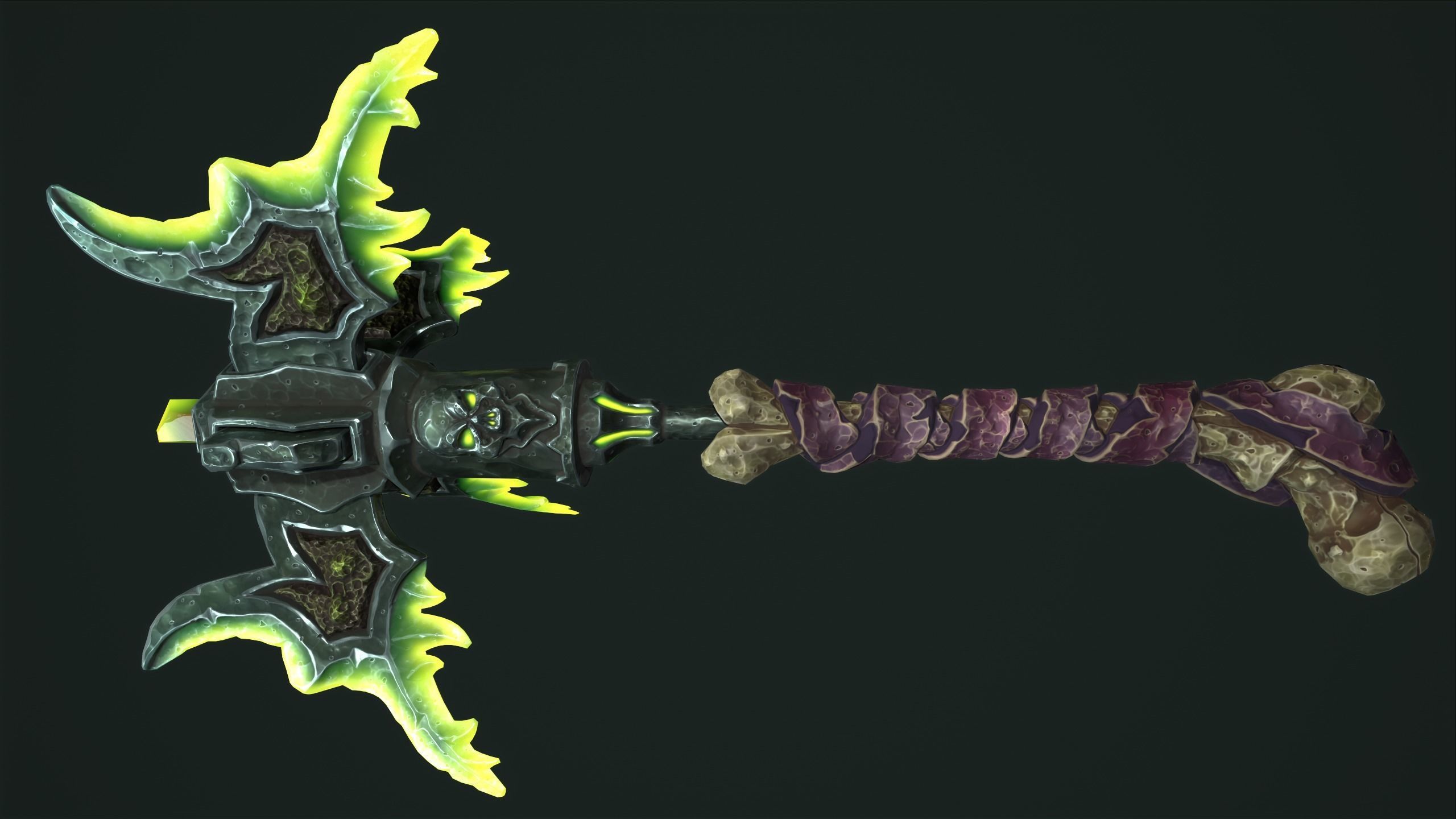 Undead mace 3d print 3D model 3D printable | CGTrader