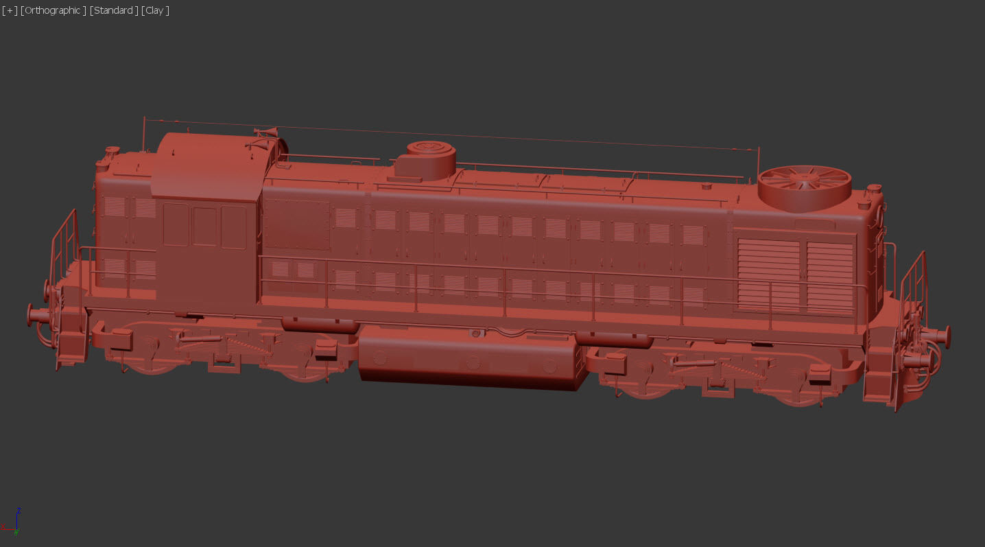 Locomotives pack 3D model | CGTrader