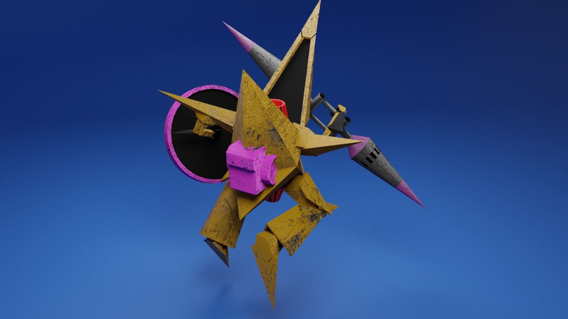 King Kittan Gurren Lagann 3D model 3D printable | CGTrader