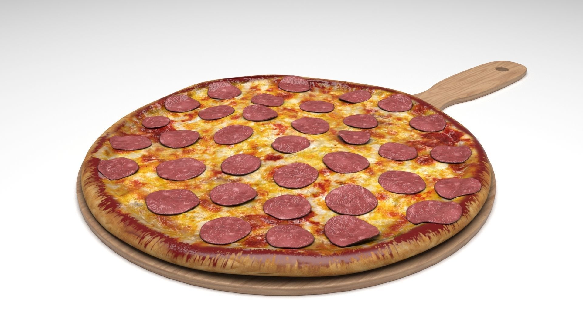 Pepperoni Pizza 3D model | CGTrader