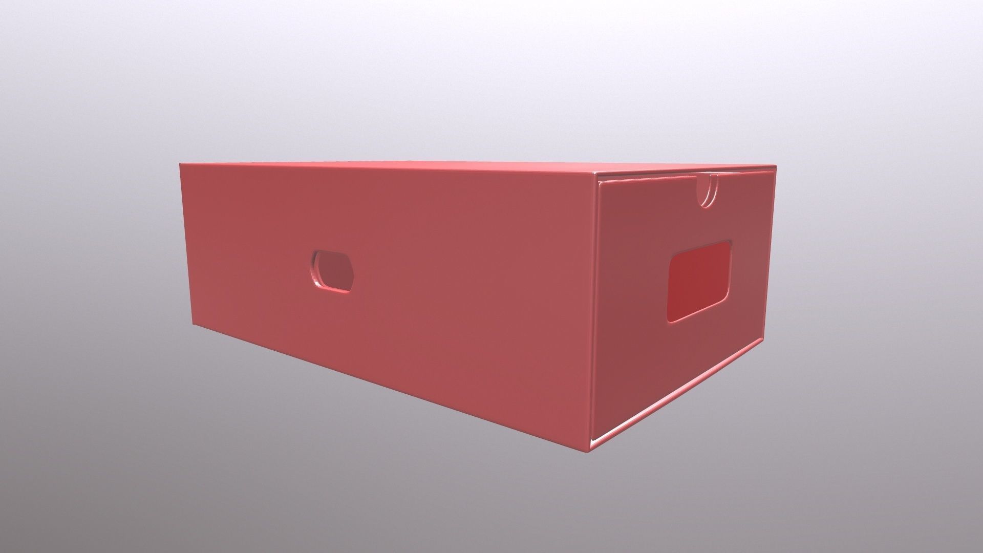Packaging Red Box 3D model | CGTrader