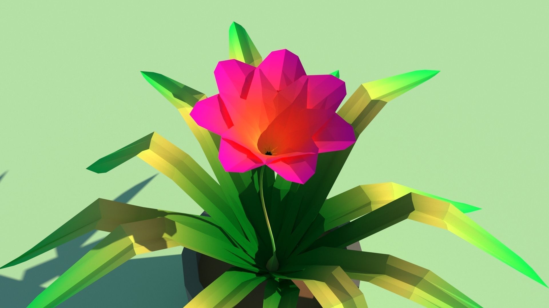 3D model Purple Flower VR / AR / low-poly | CGTrader
