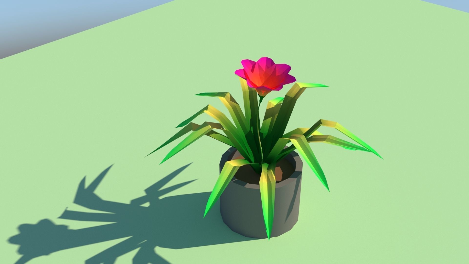 3D model Purple Flower VR / AR / low-poly | CGTrader