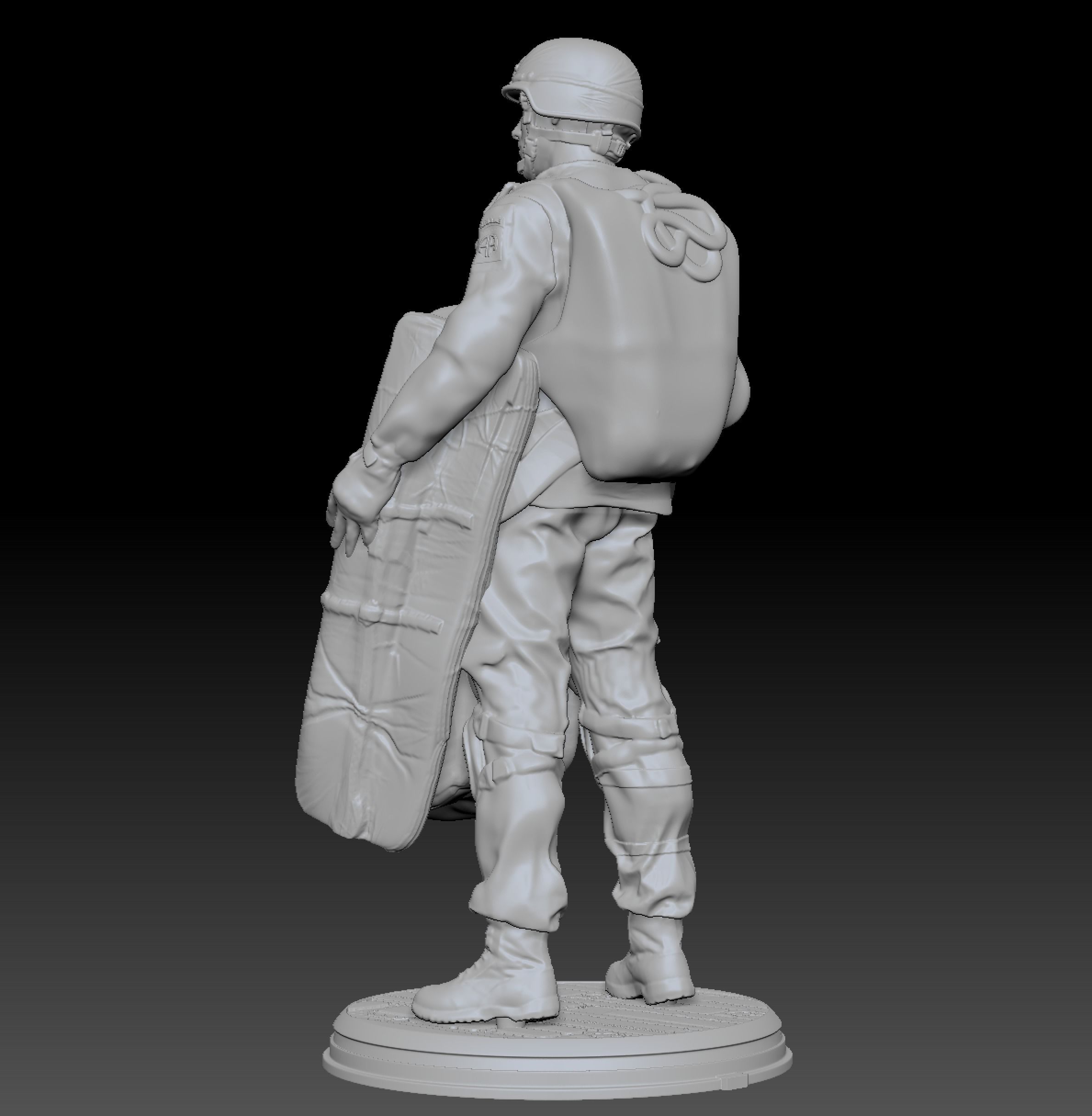 US Army Paratrooper 3d Print Kit 3D model 3D printable | CGTrader