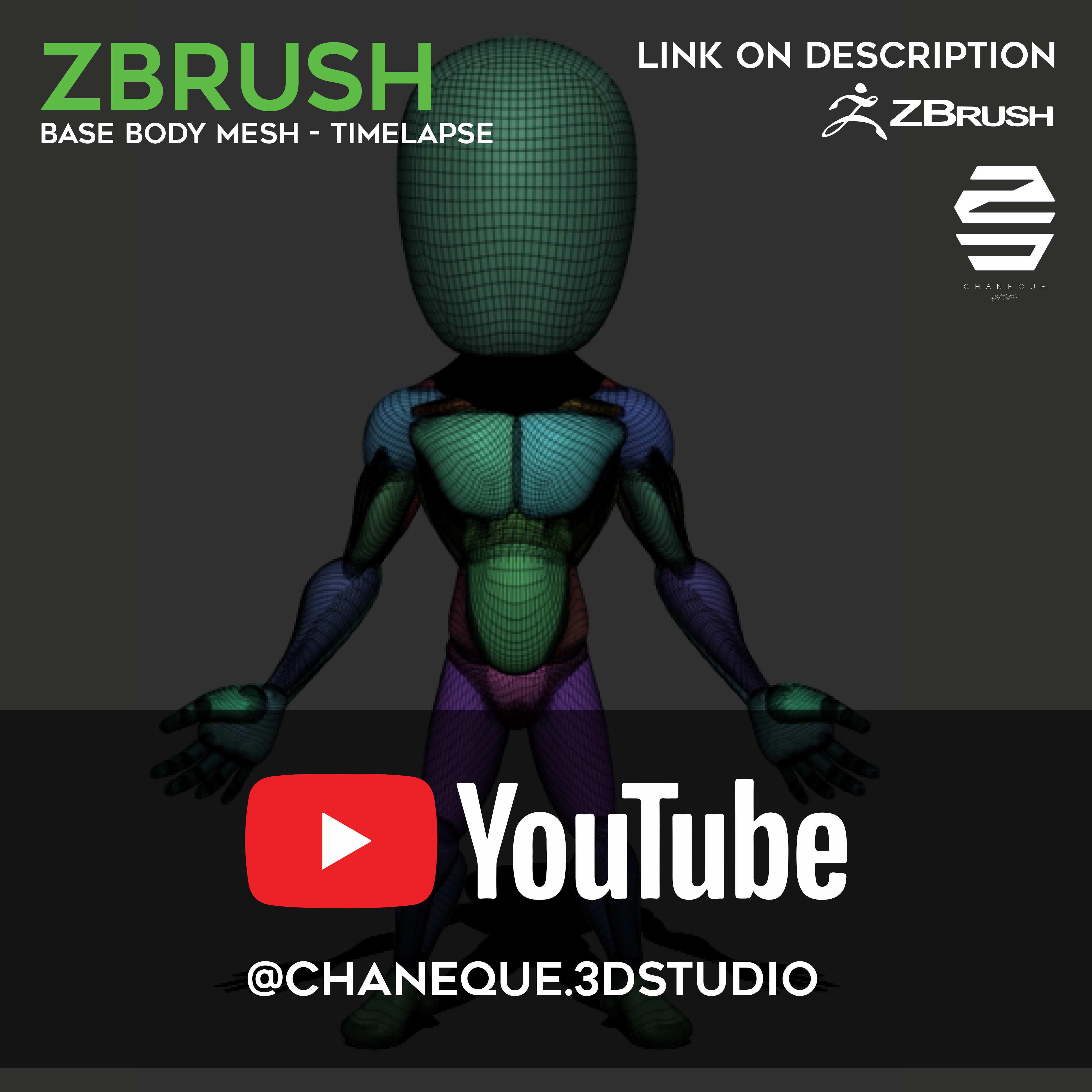 Chibi Body Type - Base Model for sculpting 3D model | CGTrader