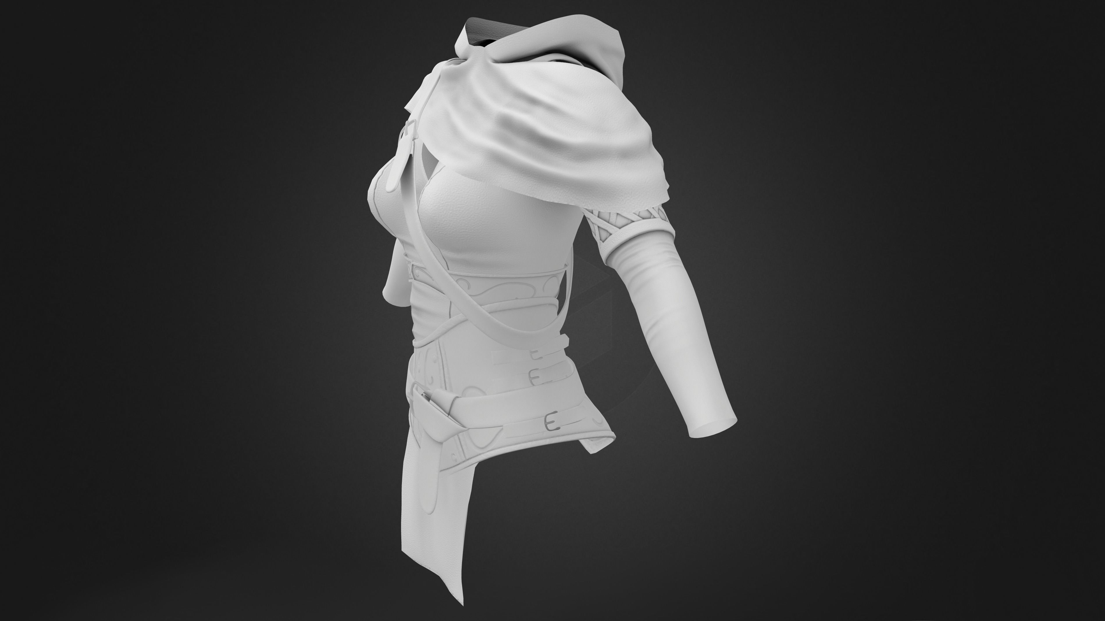 3D model Medieval Archer Green Warrior Top VR / AR / low-poly | CGTrader