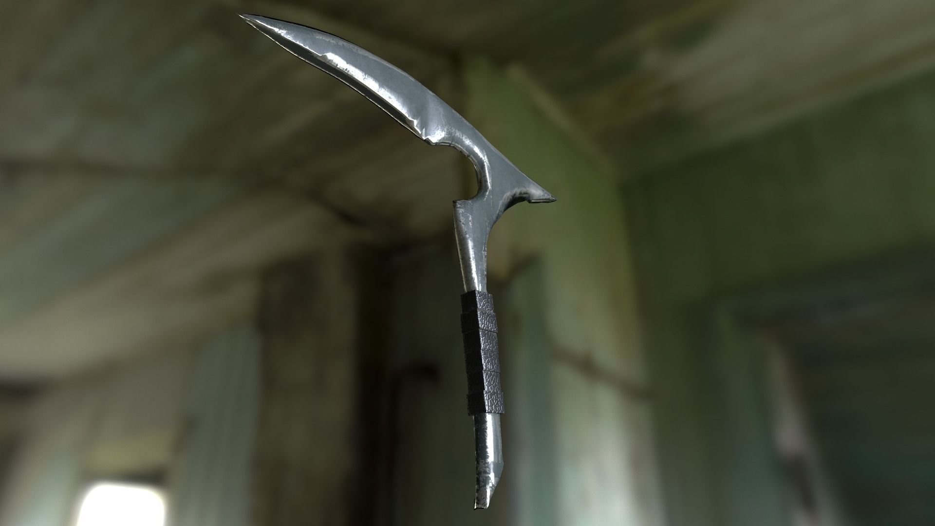 3D model Kama - traditional asian weapon and farming tool VR / AR / low ...