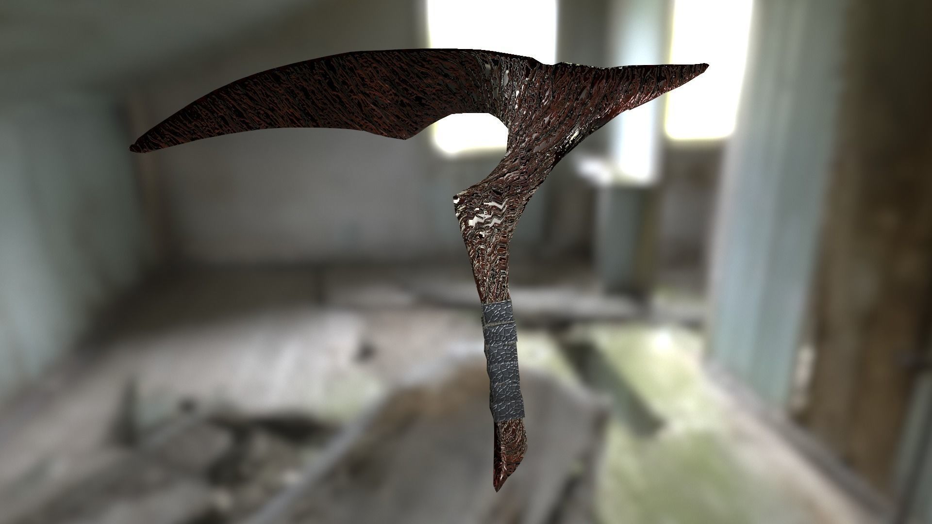 3D model Kama - traditional asian weapon and farming tool VR / AR / low ...