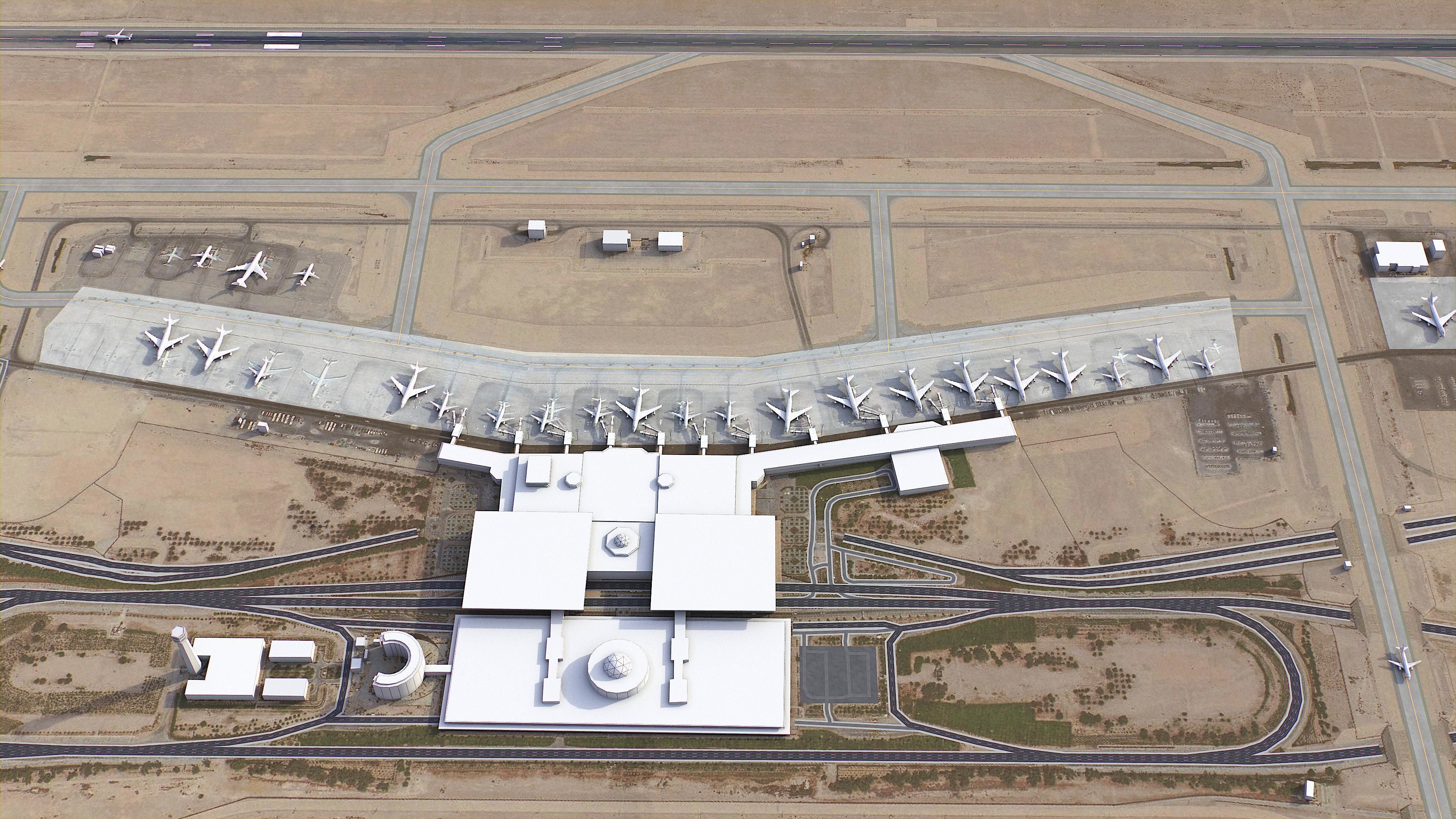 3D model Dammam Airport VR / AR / low-poly | CGTrader