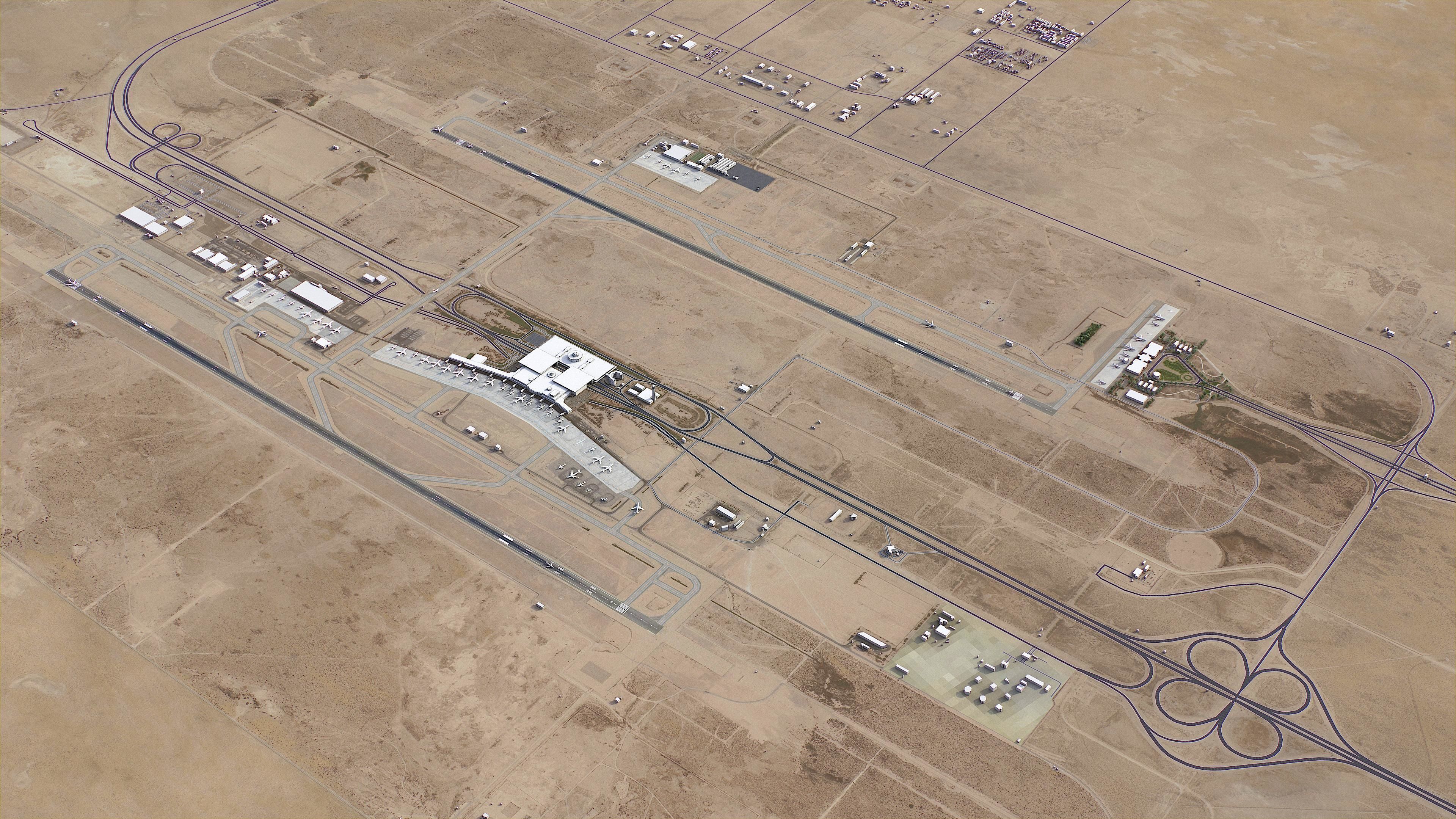 3D model Dammam Airport VR / AR / low-poly | CGTrader
