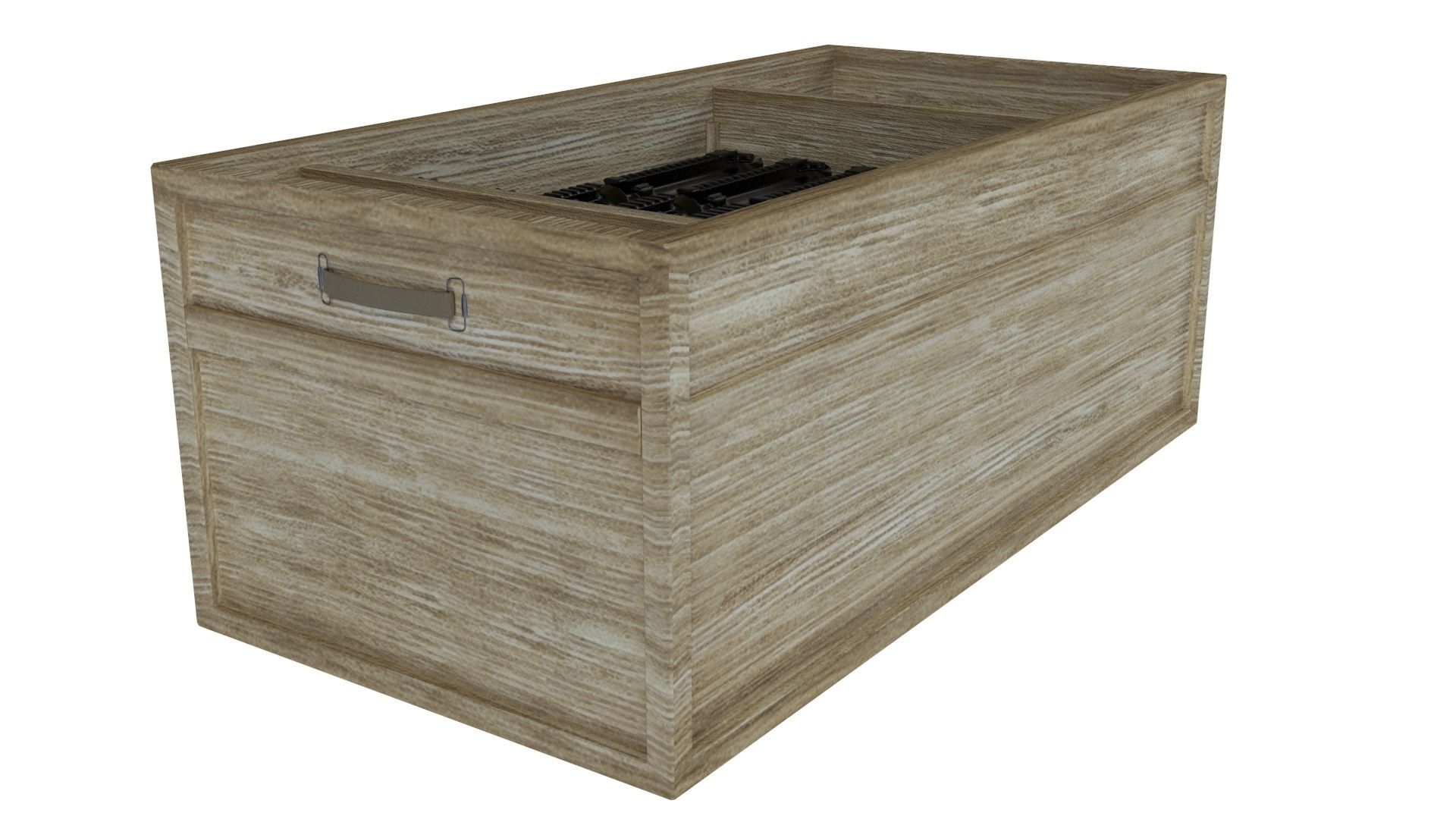 M4 Rifle Transport Wood Box 3D model | CGTrader