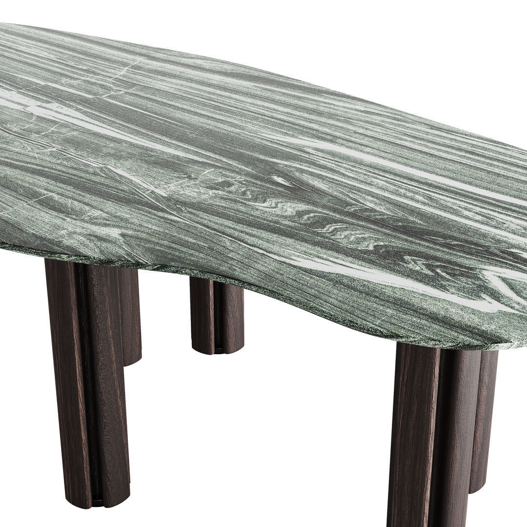 Porada Berry Dining table and Abby Chair 3D model | CGTrader