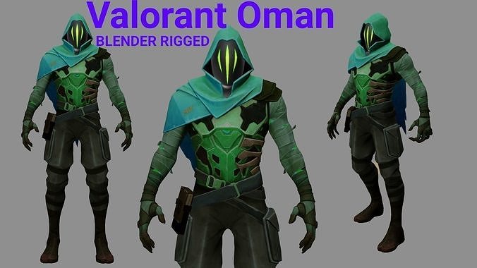 3D model Valorant Oman VR / AR / low-poly | CGTrader
