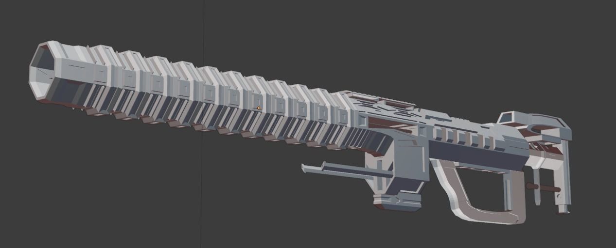Railgun 3D model | CGTrader