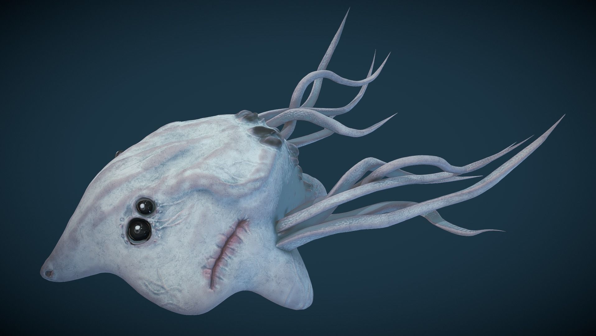 3D model Ancient Deep Sea Creature VR / AR / low-poly | CGTrader