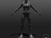 3D model Scuba Diver Female - Diving Suit VR / AR / low-poly | CGTrader