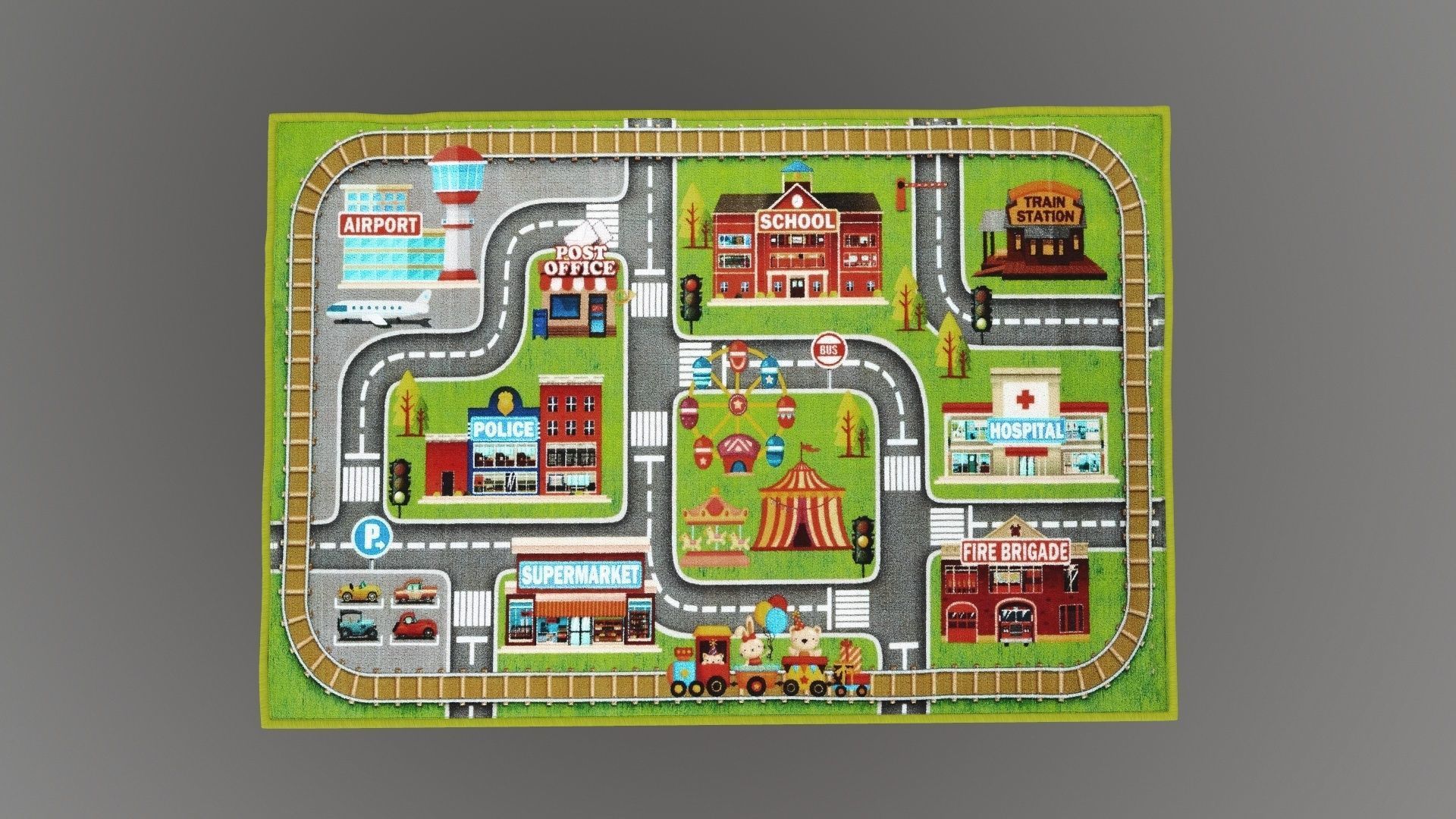 Kids Play Mat 3D model | CGTrader