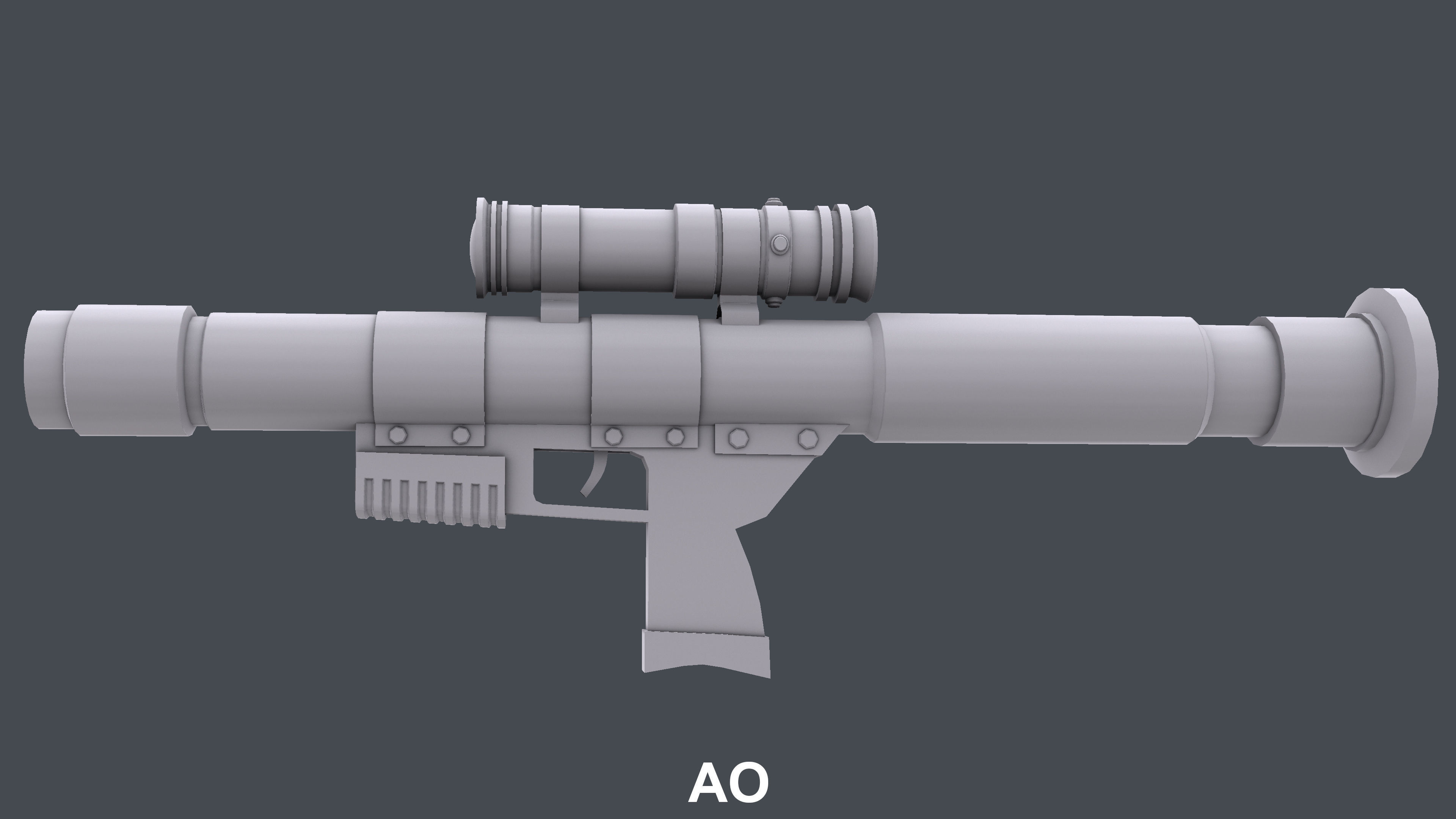 3D model Rocket Launcher Game Ready 2 VR / AR / low-poly | CGTrader