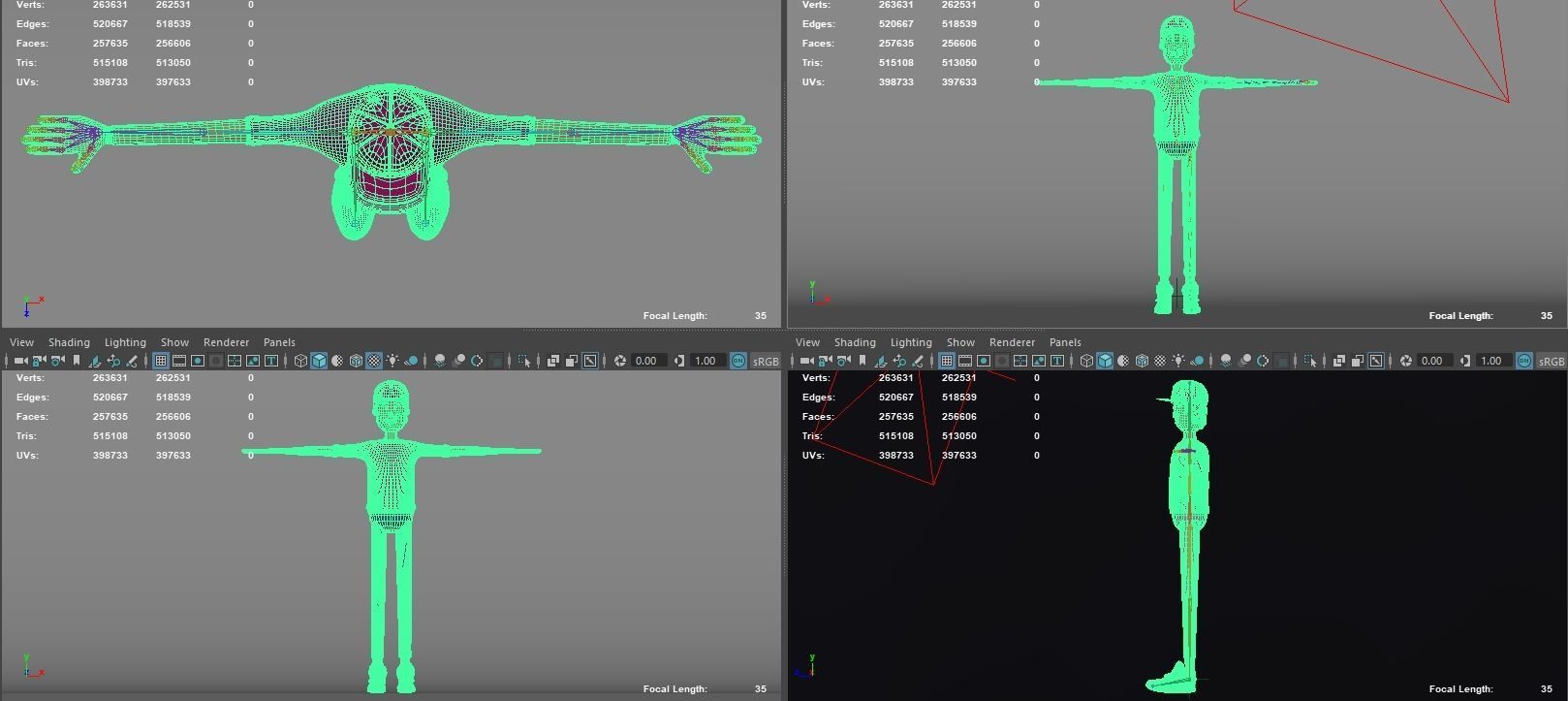 Simple 3D character - Rigged 3D model rigged | CGTrader