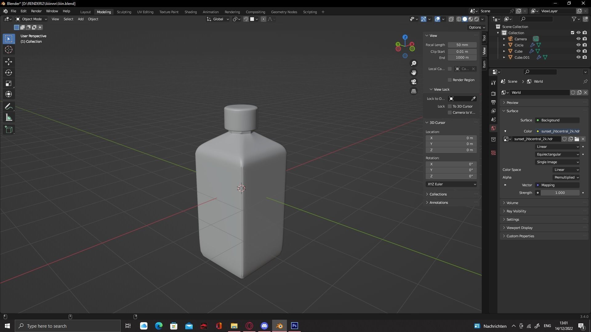 Promethazine bottle 3D model | CGTrader