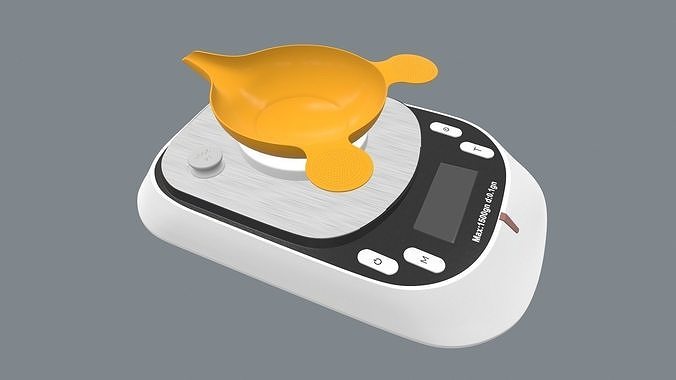 Digital Scale Machine 3D model | CGTrader