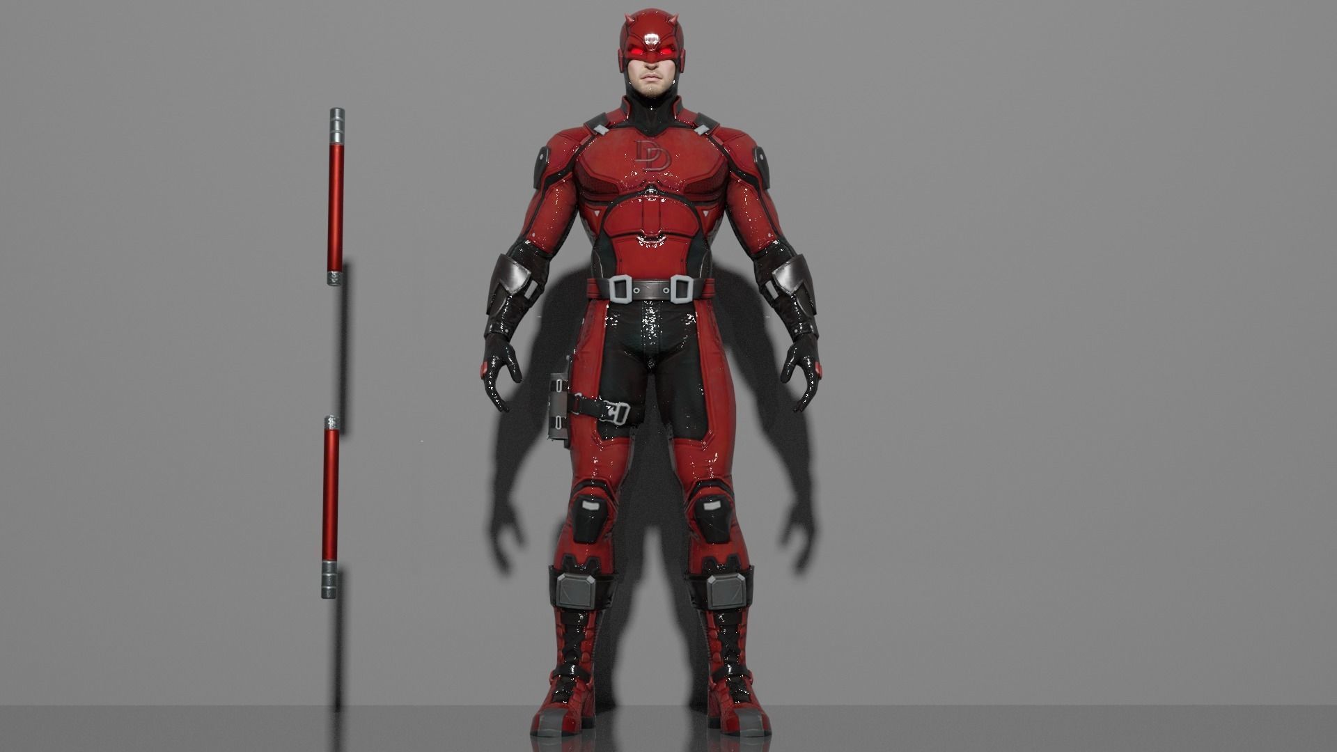 Daredevil 3D model rigged | CGTrader
