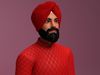 3D model Sikh Sardar ji 3D Character VR / AR / low-poly | CGTrader